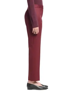 Altuzarra Todd Wool Blend Pants - Maroon