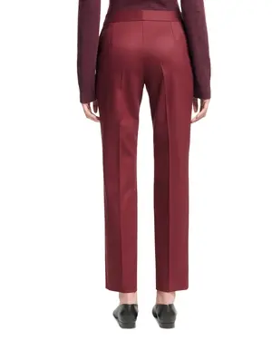 Altuzarra Todd Wool Blend Pants - Maroon