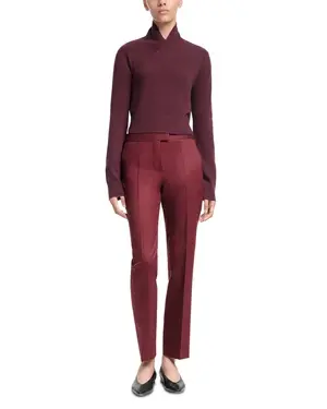 Altuzarra Todd Wool Blend Pants - Maroon