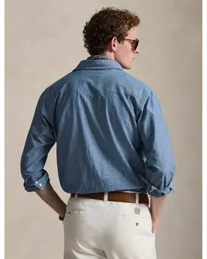 Polo Ralph Lauren Classic Fit Chambray Western Shirt