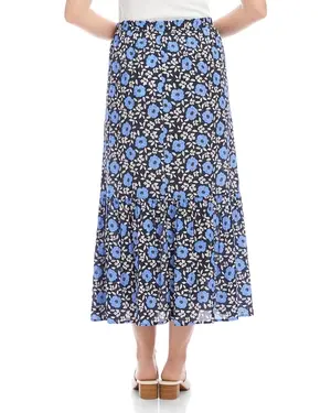 Karen Kane Front Slit Midi Skirt