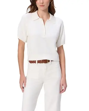 Paige Birch Polo Sweater - Ivory