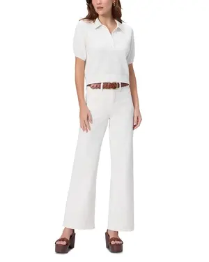 Paige Birch Polo Sweater - Ivory