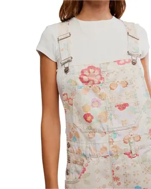 Free People Ziggy Shortalls - Sun Drenched