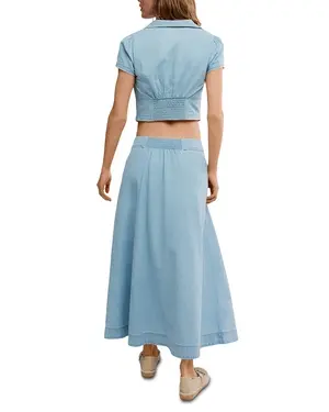Free People Easy Does It Top & Skirt Set