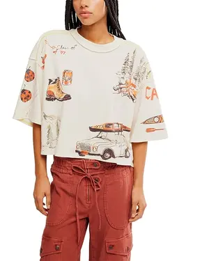 Free People Mountain View Graphic Tee