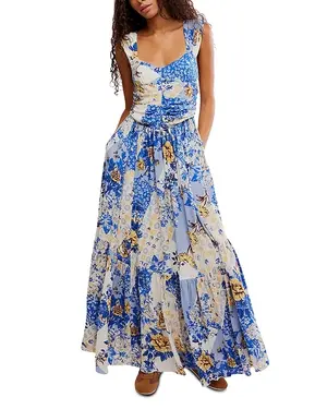 Free People Sasha Maxi Dress - Porcelain