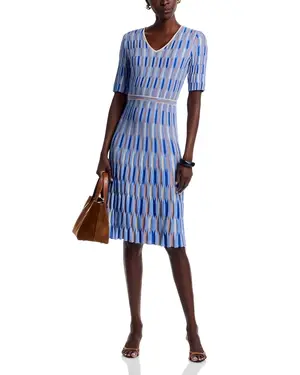 Misook Knit Midi Dress