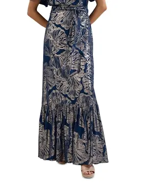 PHASE EIGHT Azale Fil Coupe Maxi Dress