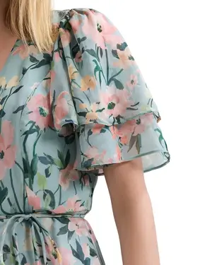 PHASE EIGHT Petites Violet Floral Maxi Dress