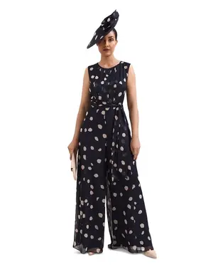 PHASE EIGHT Petites Maxine Spot Jumpsuit