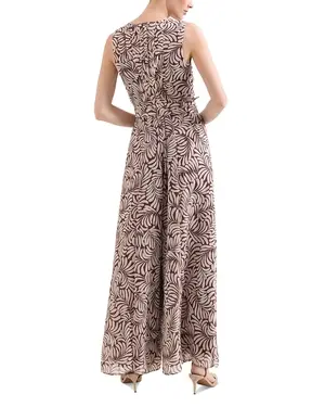 PHASE EIGHT Petites Janine Leaf Print Jumpsuit
