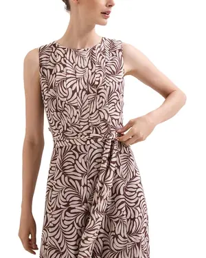 PHASE EIGHT Petites Janine Leaf Print Jumpsuit