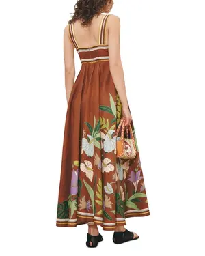 ALEMAIS Alfie Twist Sundress - Chocolate