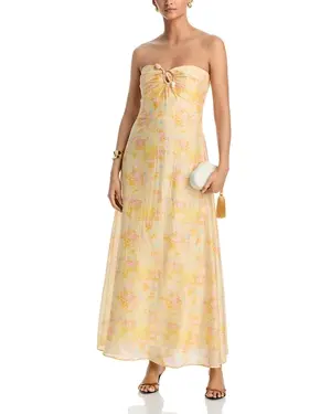 Bardot Amina Strapless Maxi Dress