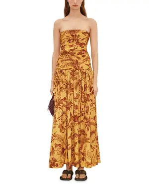 ALEMAIS Banana Blossom Gown - Marigold