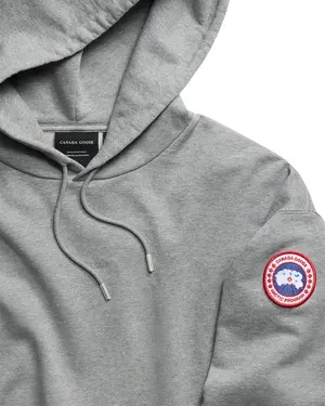 Canada Goose Rove Logo Hoodie - Stone Heather