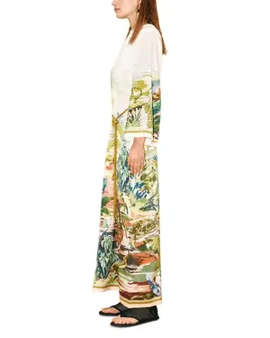 ALEMAIS Jungle Midi Dress