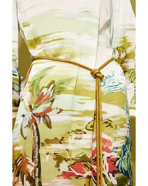 ALEMAIS Jungle Midi Dress