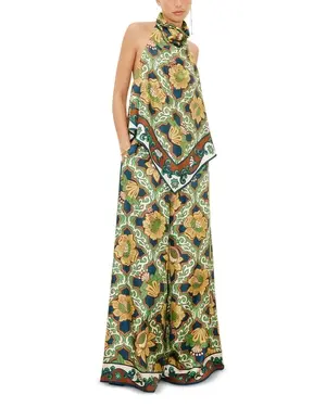 ALEMAIS Liana Silk Top - Multi