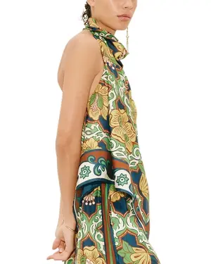 ALEMAIS Liana Silk Top - Multi