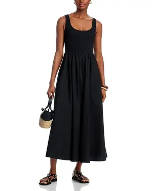 Xirena Florence Smocked Dress - Black