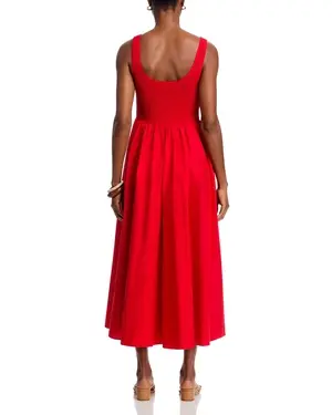 Xirena Florence Smocked Dress - Red Flash