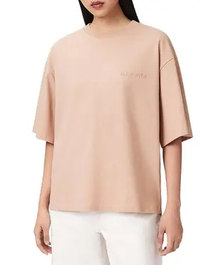 ALLSAINTS Covenant Amelie Tee - Dusty Pink
