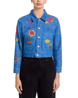 MOTHER The Heyday Cropped Denim Jacket