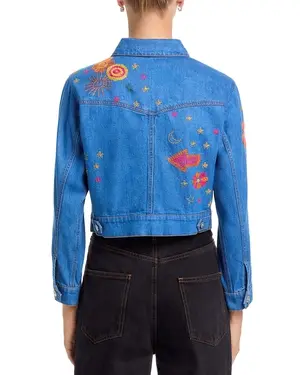 MOTHER The Heyday Cropped Denim Jacket