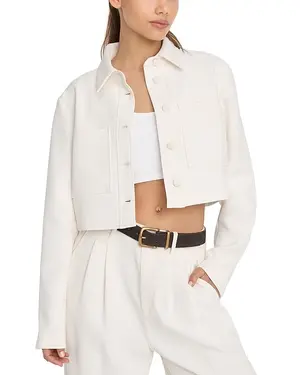 Good American Cropped Jacket - Soft Shell