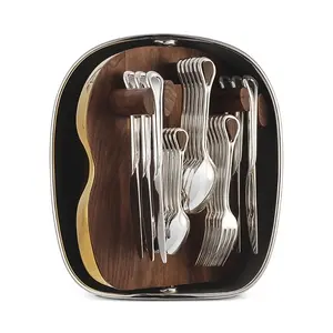 Christofle Carrousel Plated 24 Piece Flatware Set - Silver