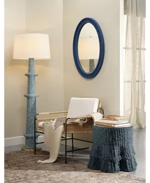 JAMIE YOUNG CO. Falda Seagrass Side Table - Green