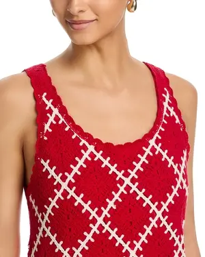FRAME The Crochet Diamond Dress