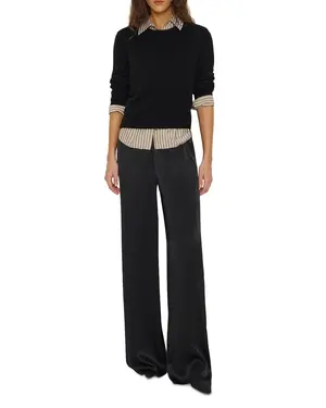 REFORMATION Celine Low Rise Silk Wide Leg Pants