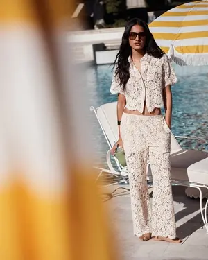FRAME The Bloom Lace Pants