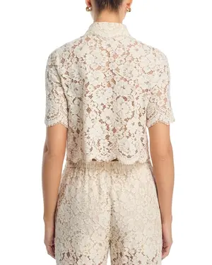 FRAME The Bloom Lace Shirt