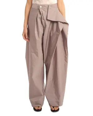 Issey Miyake Pleats Please Akimbo Asymmetrical Pants