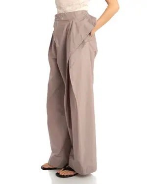 Issey Miyake Pleats Please Akimbo Asymmetrical Pants
