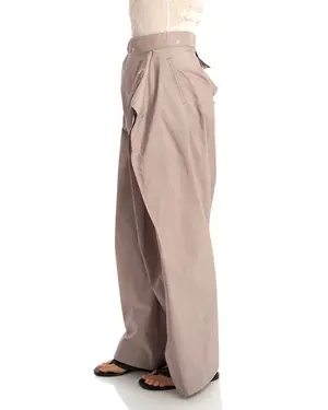 Issey Miyake Pleats Please Akimbo Asymmetrical Pants