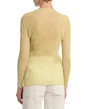 Issey Miyake Chiffon Twist Top