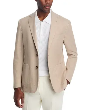 Bloomingdale'S Cotton Melange Jersey Unstructured Sport Coat - Tan