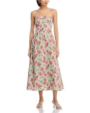 Tanya Taylor Gigi Midi Dress - Pistachio