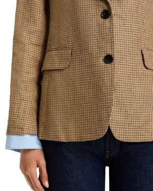 Rag & Bone Frank Poplin Plaid Blazer