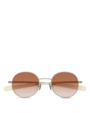 Moncler Centro Oval Sunglasses, 50mm