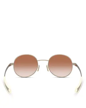 Moncler Centro Oval Sunglasses, 50mm