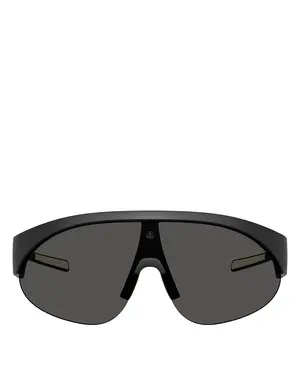Moncler Myrr Oval Sunglasses - Rubber Black