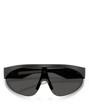 Moncler Myrr Oval Sunglasses - Rubber Black