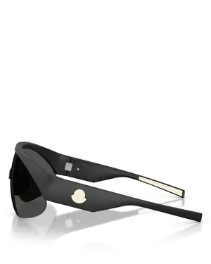 Moncler Myrr Oval Sunglasses - Rubber Black