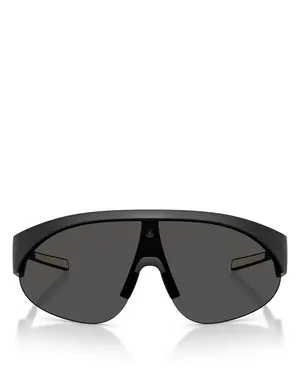 Moncler Myrr Oval Sunglasses - Rubber Black